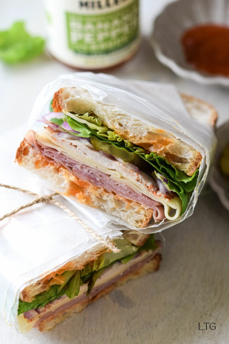 Turkey, Ham and Swiss Deli Sandwich with Miller's Banana Pepper Sauce ...