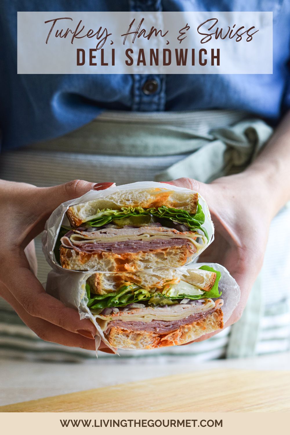 Turkey, Ham and Swiss Deli Sandwich with Miller's Banana Pepper Sauce ...