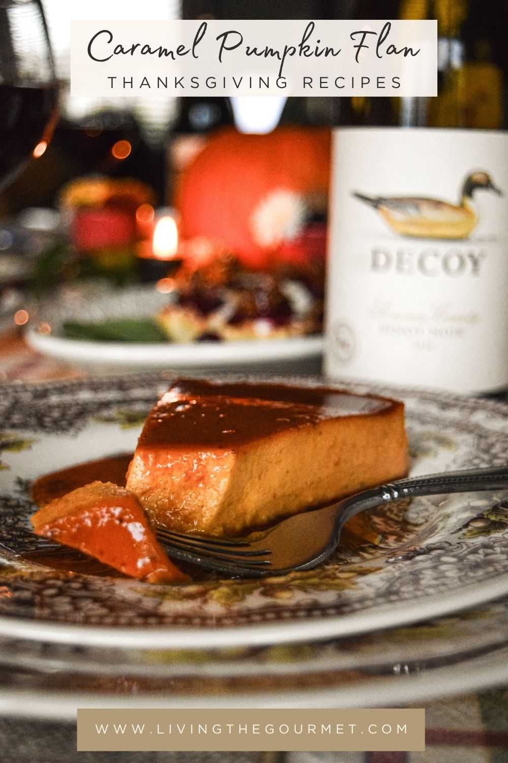 Caramel Pumpkin Flan | Silky Fall Dessert Recipe - Living The Gourmet