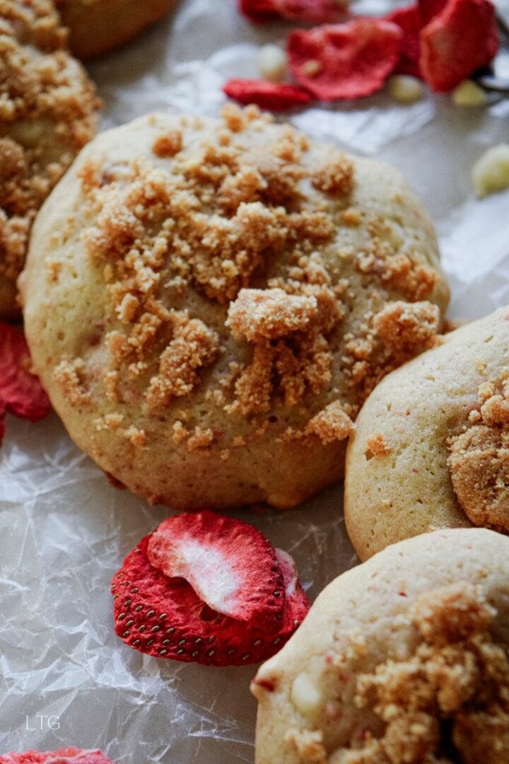 Strawberry Shortcake Cookies - Living The Gourmet