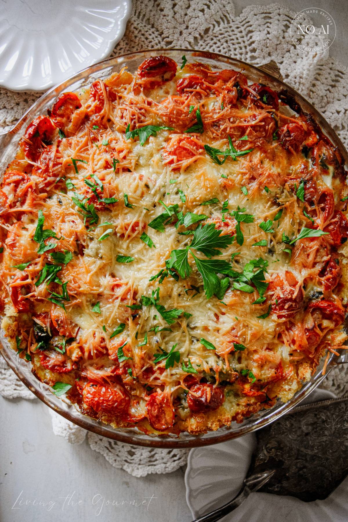 Tomato Pie Recipe: Easy Savory Italian Pie - Living The Gourmet